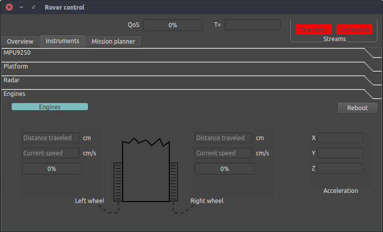 GitHub - vedranMv/roverGUI: GUI app for remote control of a small homemade rover. Implemented in ...