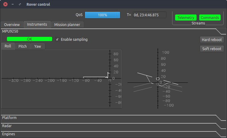 GitHub - vedranMv/roverGUI: GUI app for remote control of a small ...